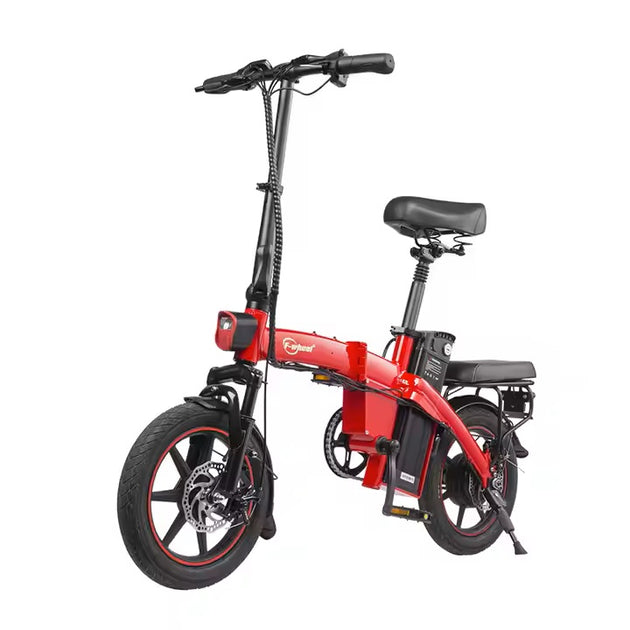 DYU A5 Folding E-BIKE:250W Motor,48V 7.5Ah Battery,25KM/H Fat Tire Ele – etrailz